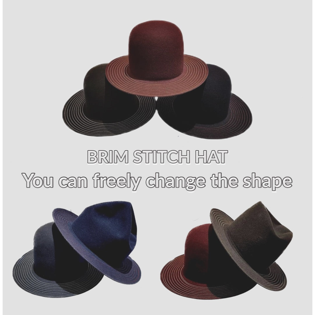 【HEADS×THE FACTORY MADE】BRIM STITCH HAT
